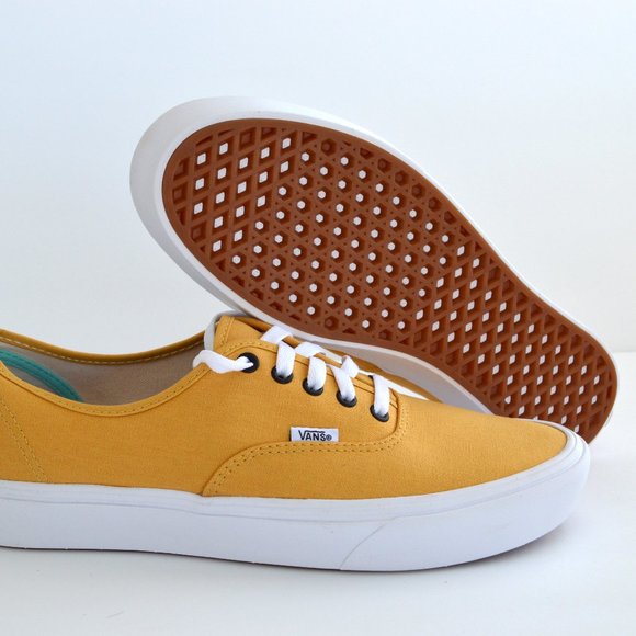 Vans | Shoes | Vans Authentic Confycush Custom Yellow Mustard Canvas ...